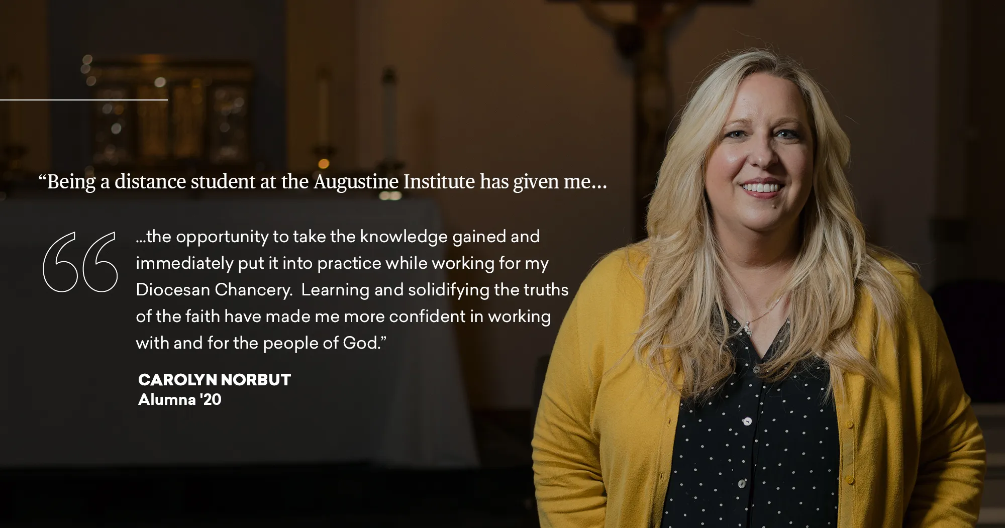 Master of Arts: Catholic Theology | Augustine Institute